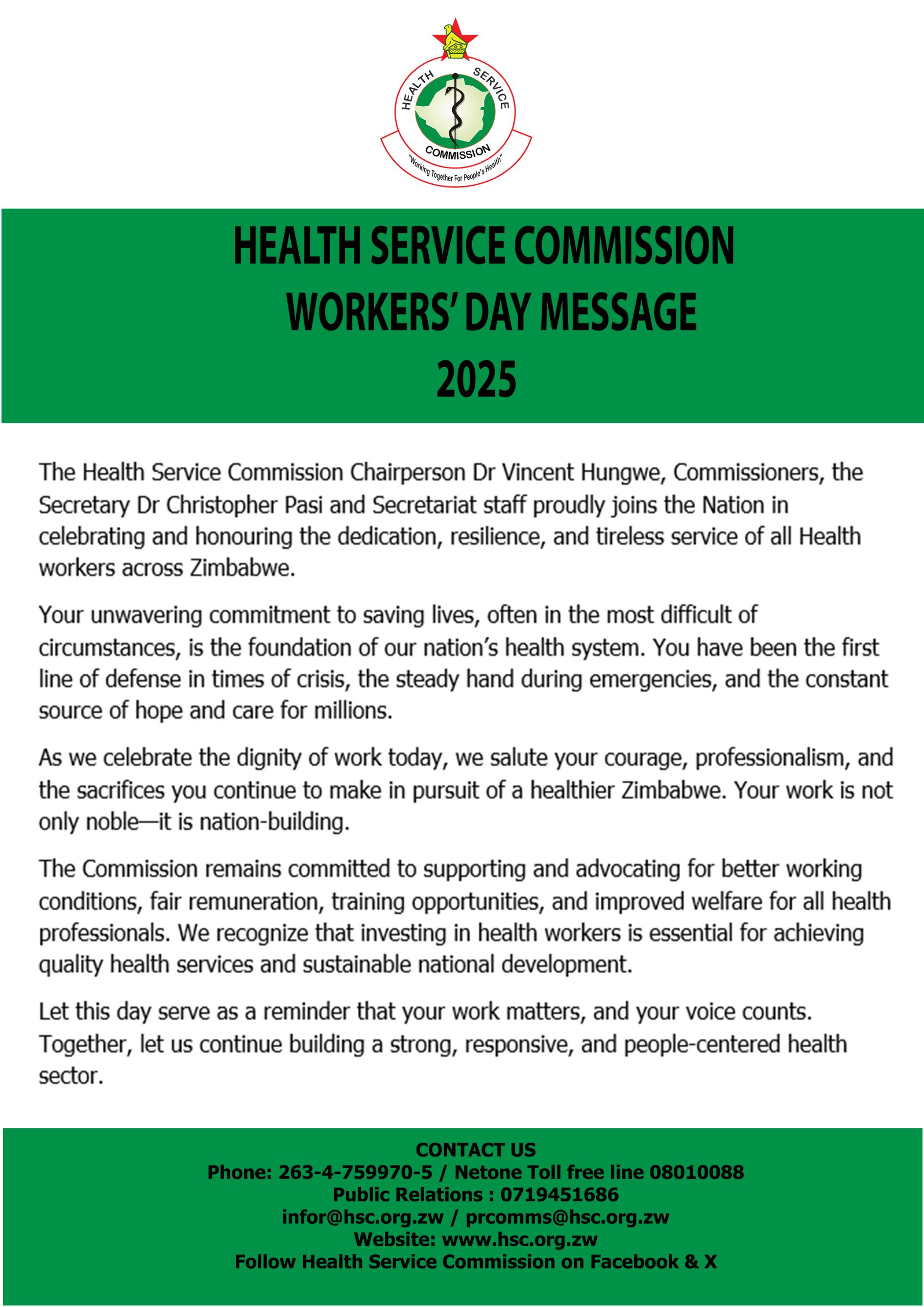 HSC – Health Service Commission
